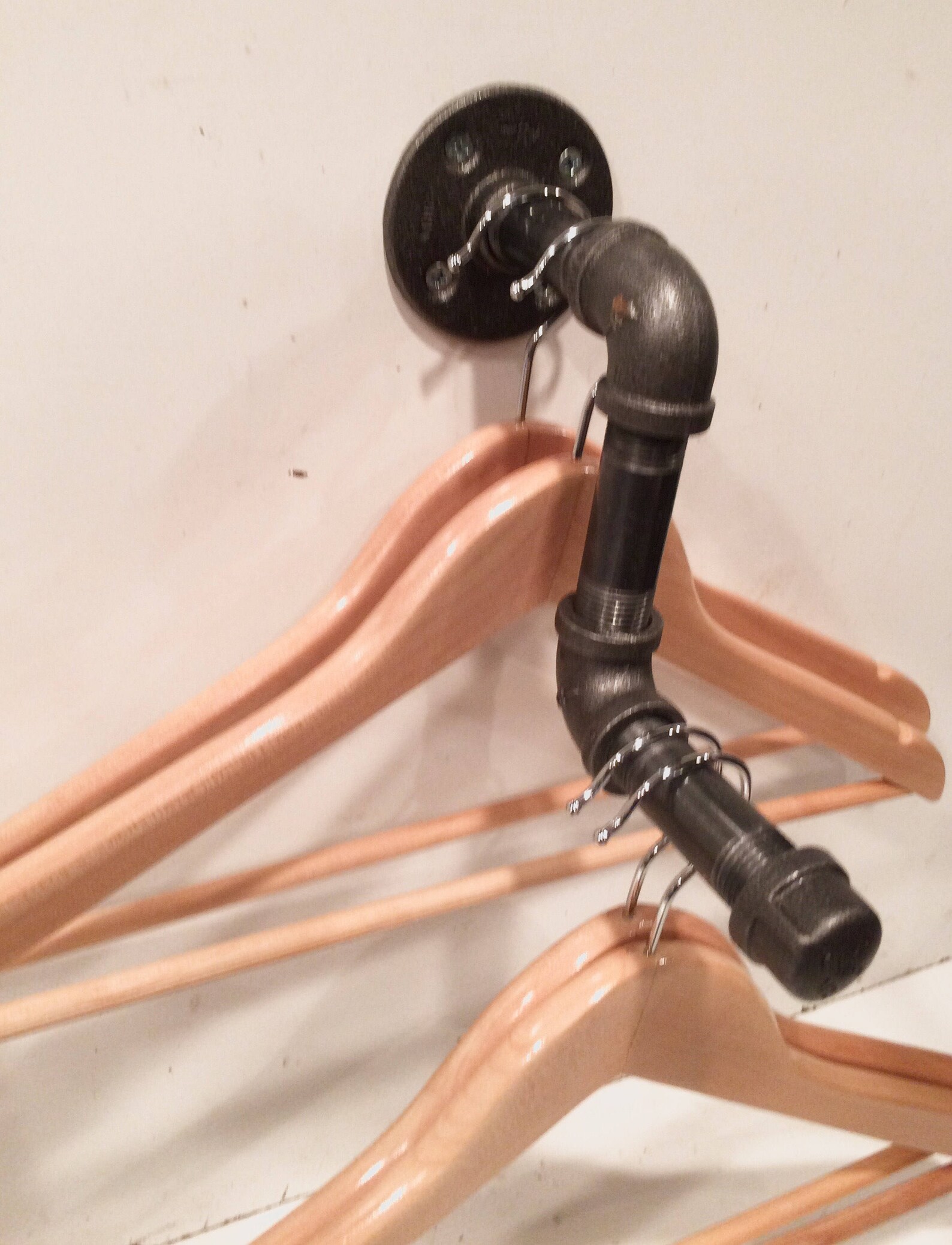 Urban Industrial Style 6 Pipe Wall Rack Clothing Rack - Etsy