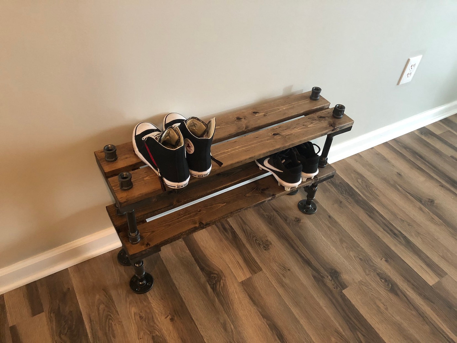 8 Depth Industrial Shoe Rack, Shoe Storage, Shoe Rack, Entryway Shoe ...