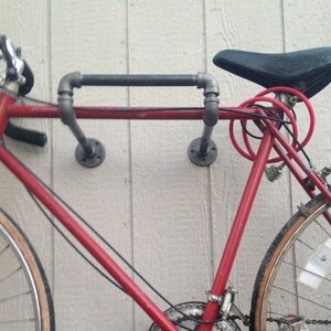 Industrial Bicycle Rack Wall Mount (plus Foam Padding)(pick Between 1/2 ...