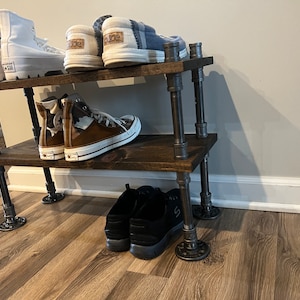 9.25” Depth Industrial Shoe Rack, Shoe Storage, Shoe Rack, Entryway ...