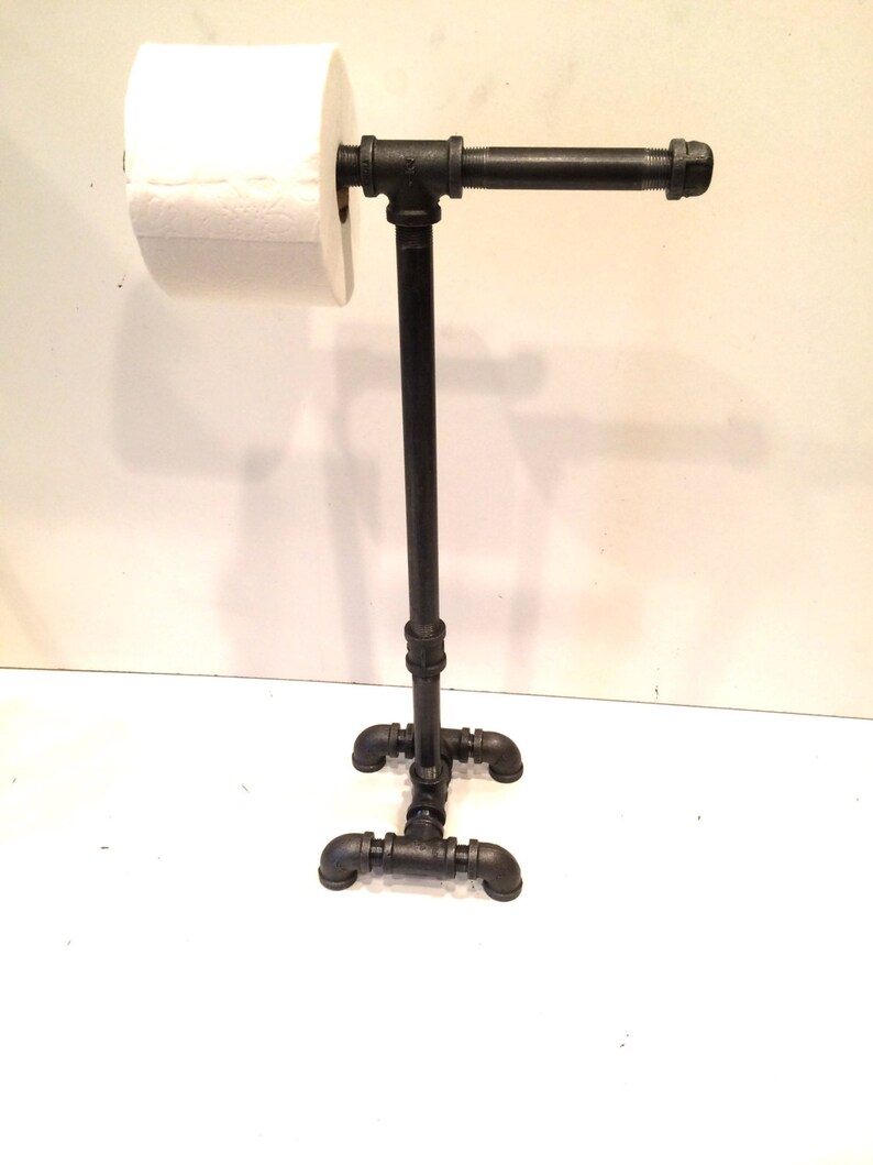 Industrial Double Toilet Paper Stand | Etsy