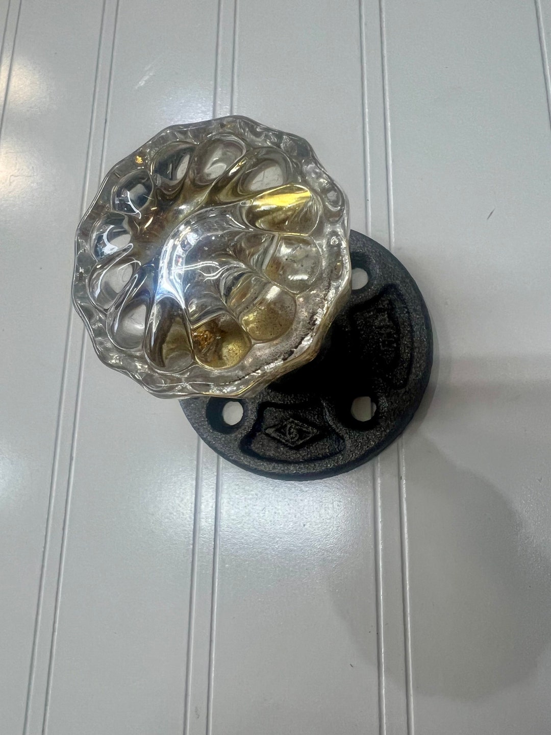 Industrial Glass Door Knob Wall Hook And/or Curtain Tie Back - Etsy
