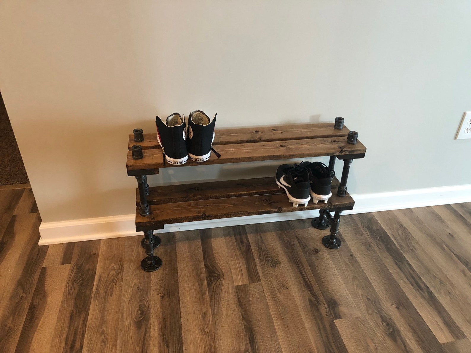 8 Depth Industrial Shoe Rack, Shoe Storage, Shoe Rack, Entryway Shoe ...