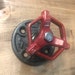 Industrial Pipe Wall Hook And/or Curtain Tie Back With Rustic Red ...