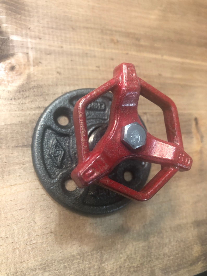 Industrial Pipe Wall Hook And/or Curtain Tie Back With Rustic - Etsy