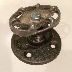 Industrial Pipe Wall Hook And/or Curtain Tie Back With Rustic Grey ...
