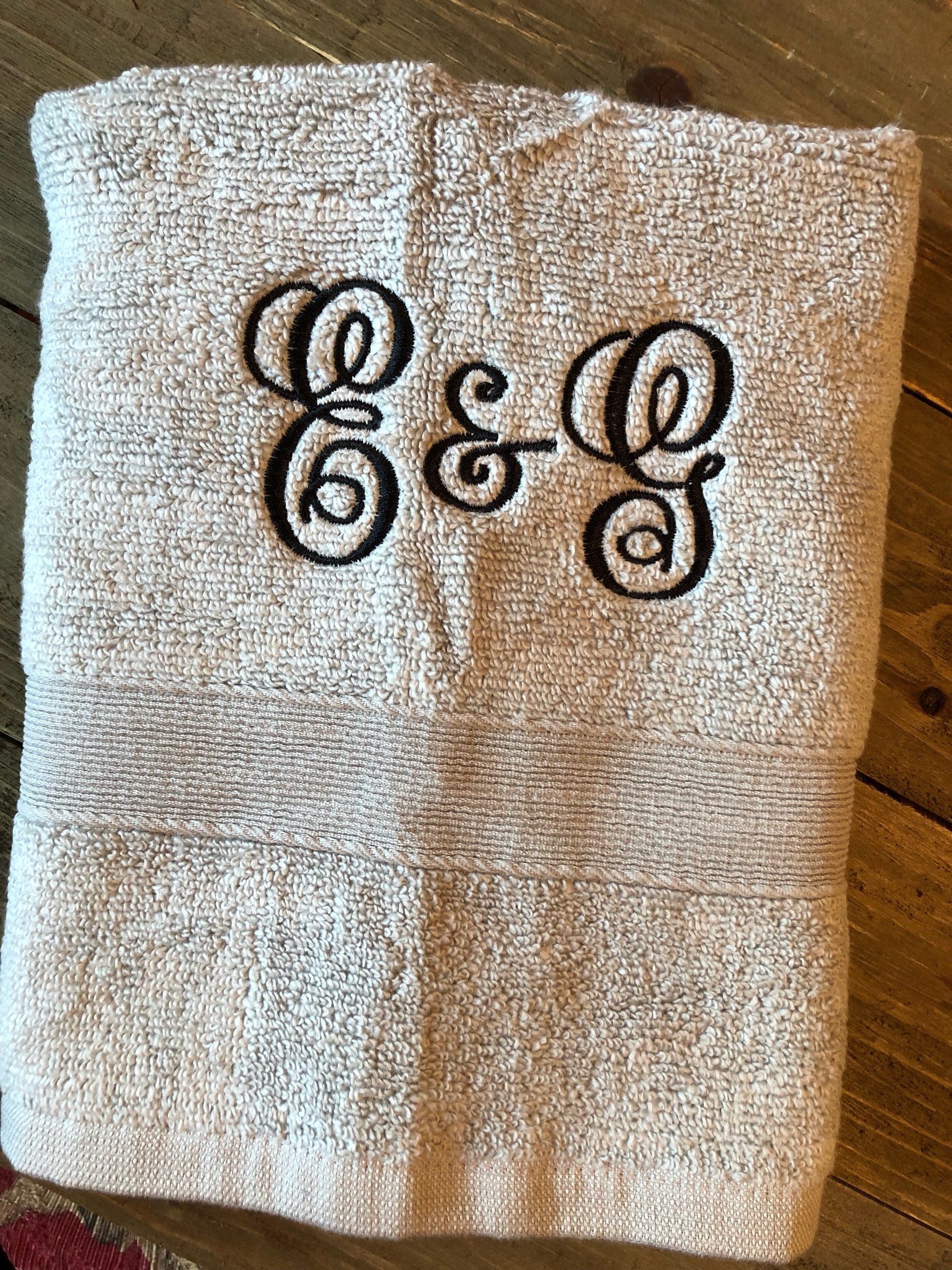 Monogrammed Hand Towels/gym Towel/custom Hand - Etsy