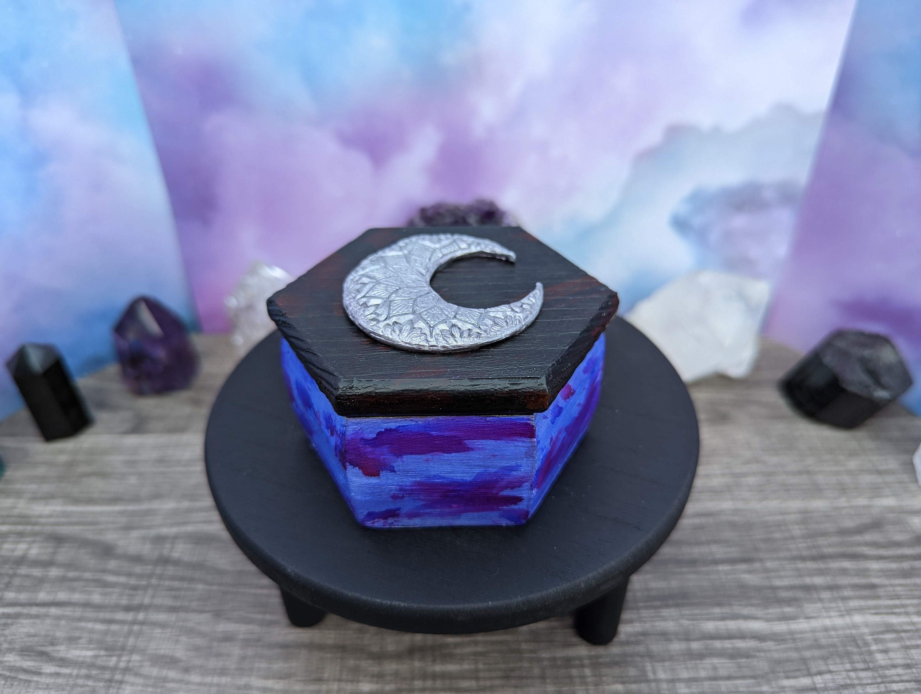 Moon Trinket Box - Etsy