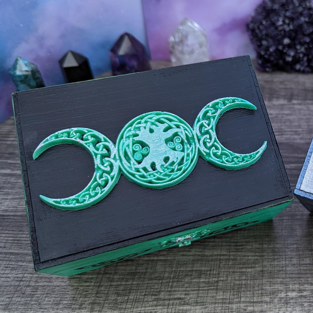 Triple Moon Trinket Box - Etsy