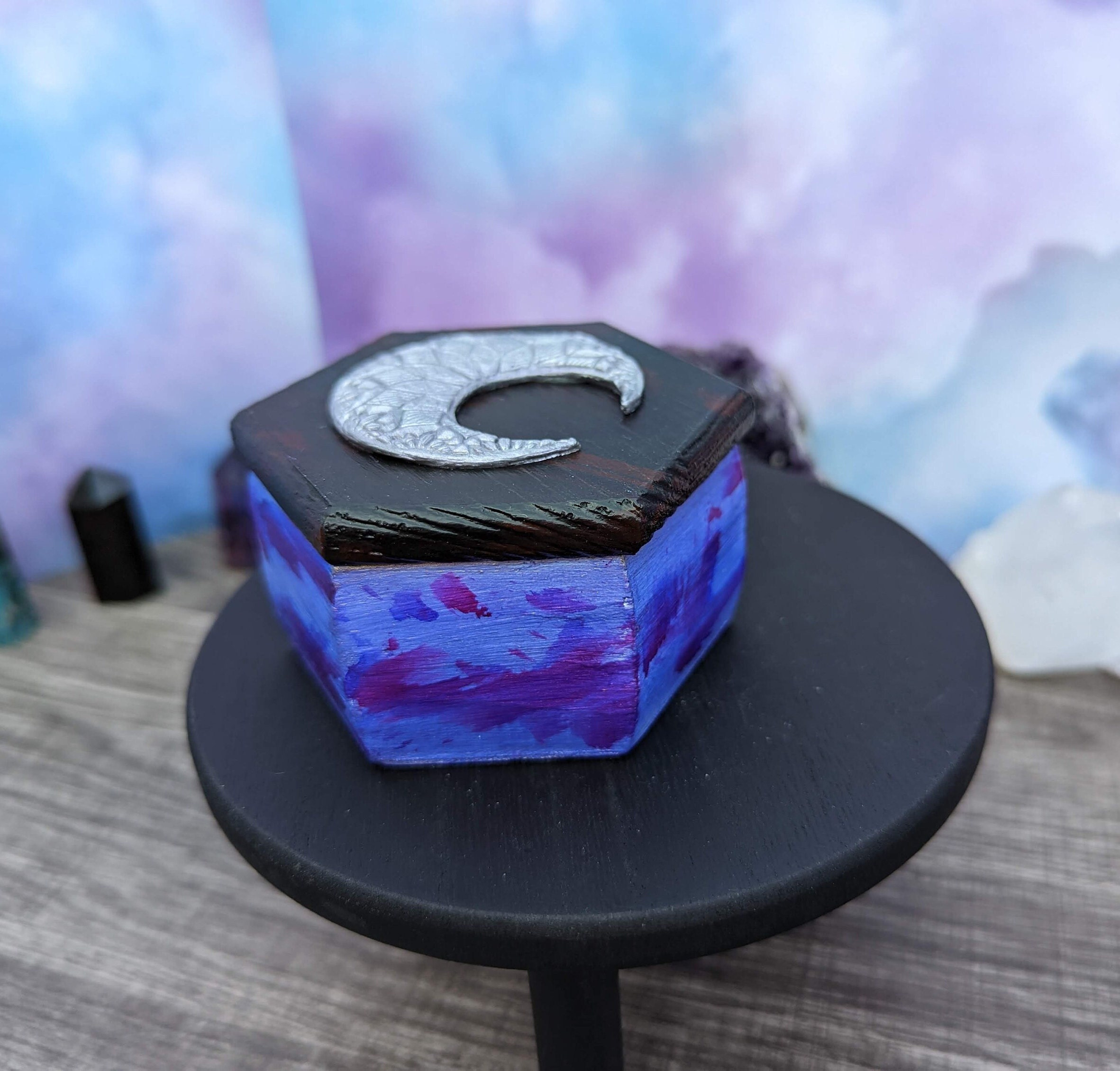 Moon Trinket Box - Etsy