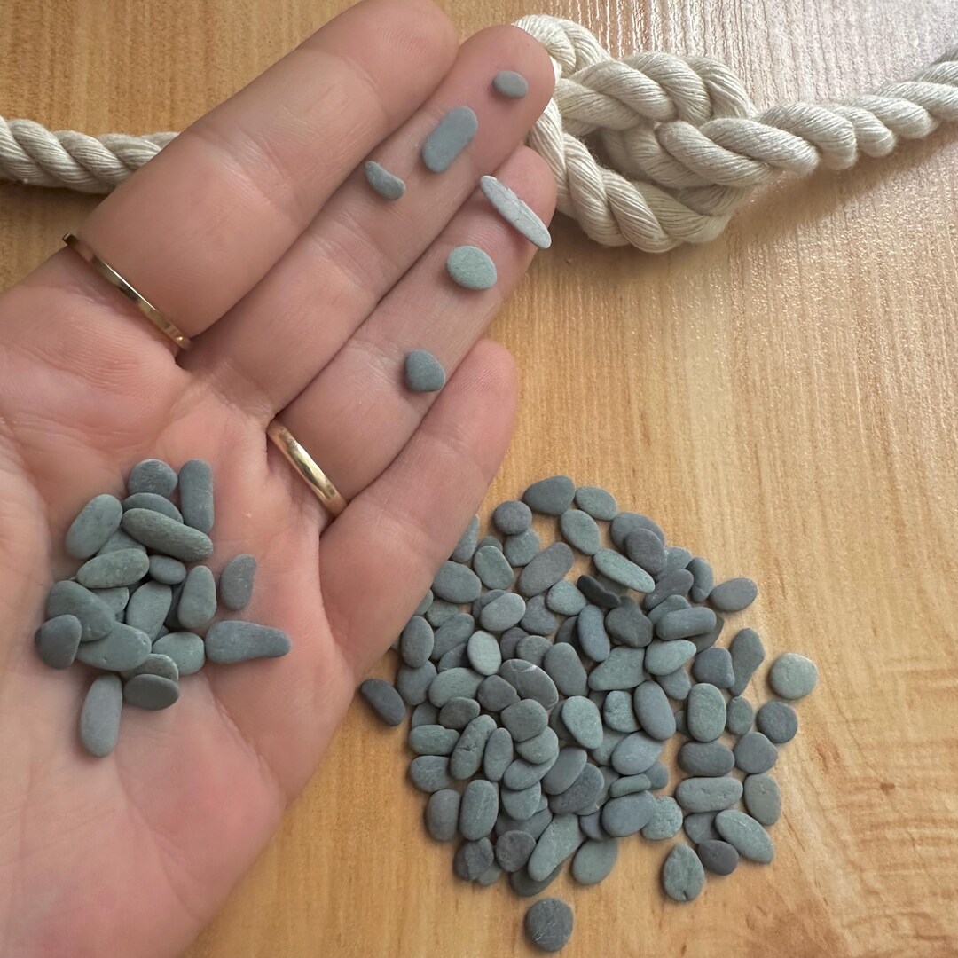 SMALL Stones/extra Tiny Pebbles/round Pebble/flat Beach Stones/smooth ...