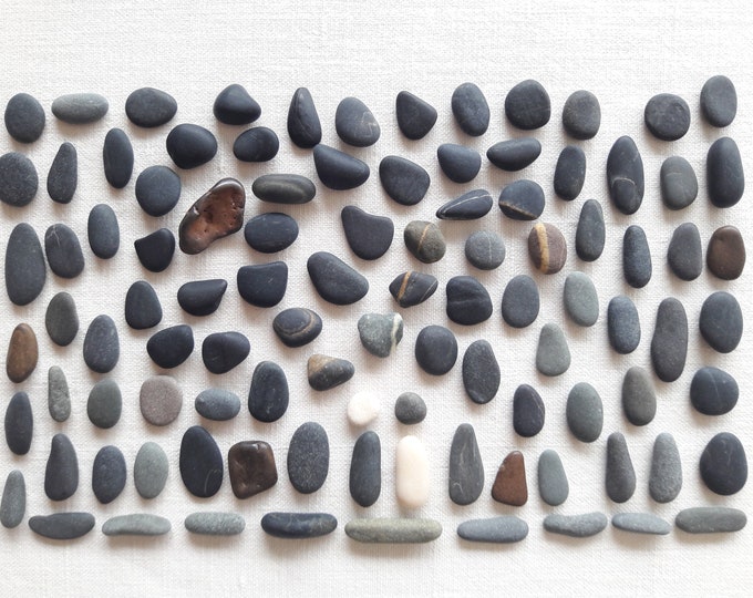 Tiny Pebble Mini Black Pebble Supply for Mosaic or Pebble - Etsy