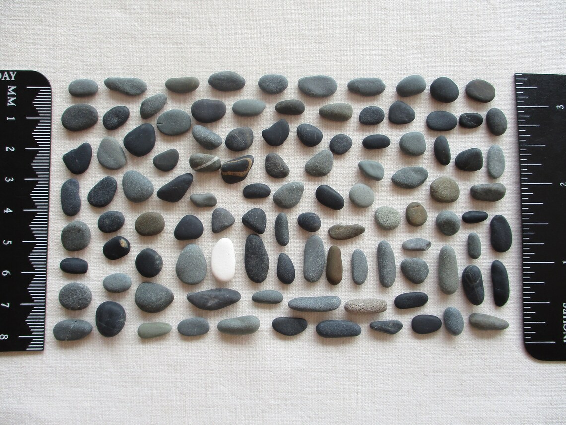 Tiny pebble mini black pebble supply for mosaic or pebble | Etsy