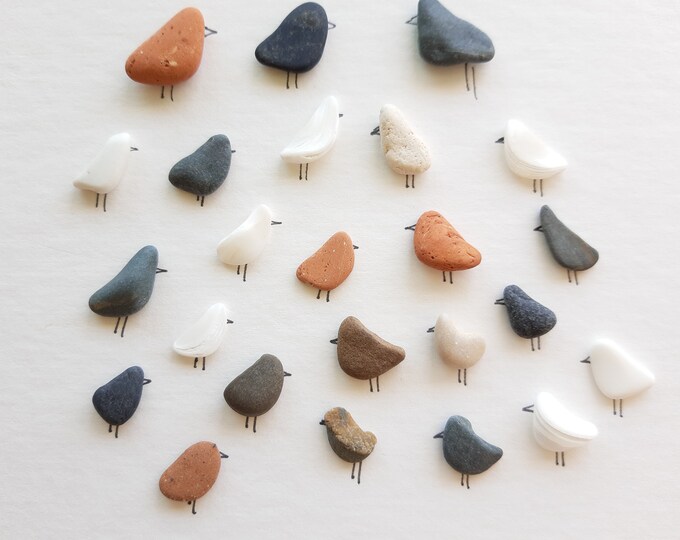 Small Smooth Pebbles Flat and Smooth Pebbles Pebbles in the - Etsy