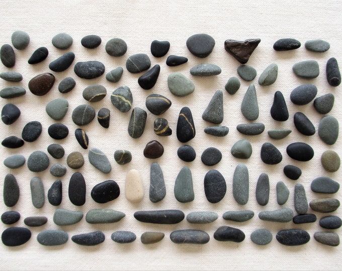 Tiny Pebble Mini Black Pebble Supply for Mosaic or Pebble | Etsy