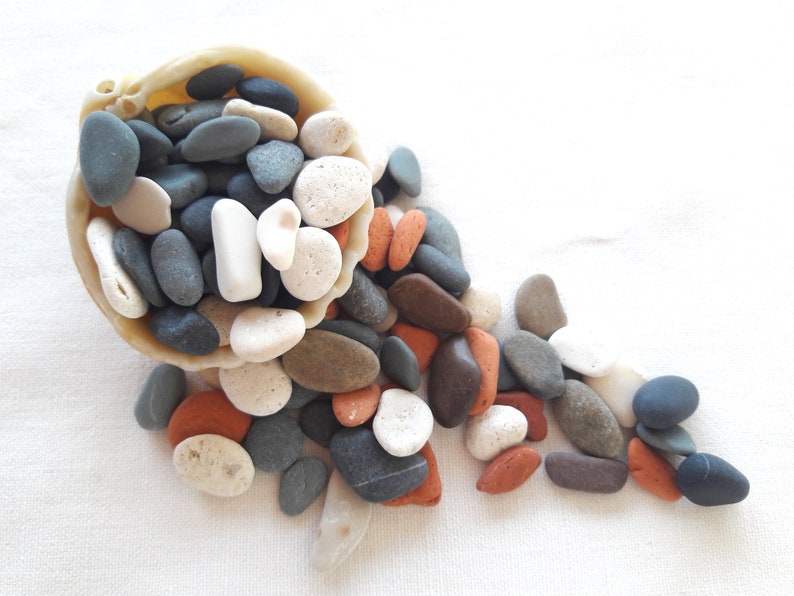 Little Pebble, Polished Pottery Fragments, Supply for Mosaic or Pebble ...