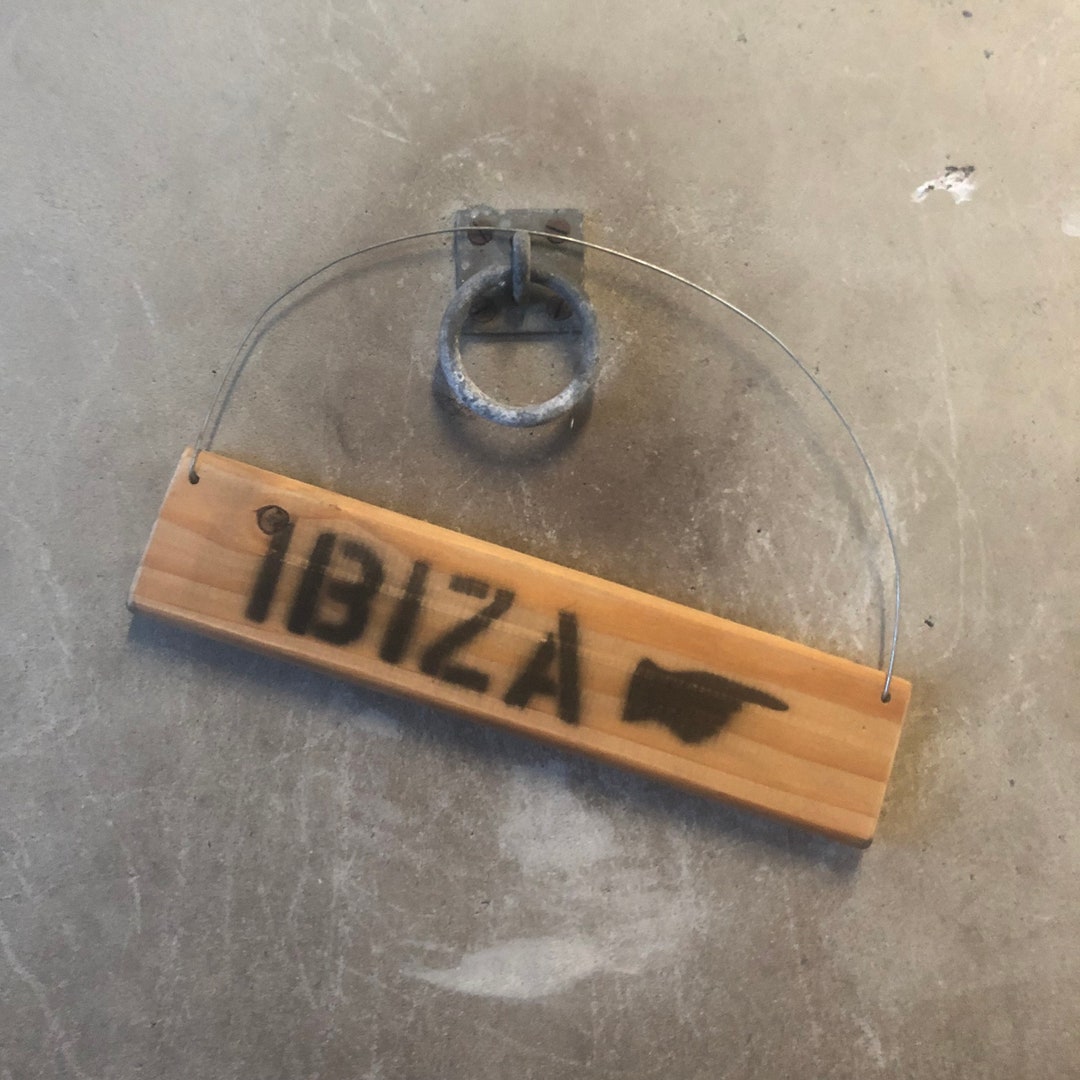 Rustic Wooden Ibiza Pointing Finger Sign - Etsy