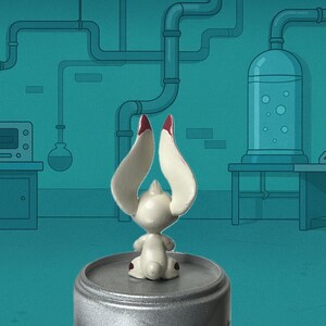 Houdini Experiment #604 Lilo and Stitch Figure - Etsy