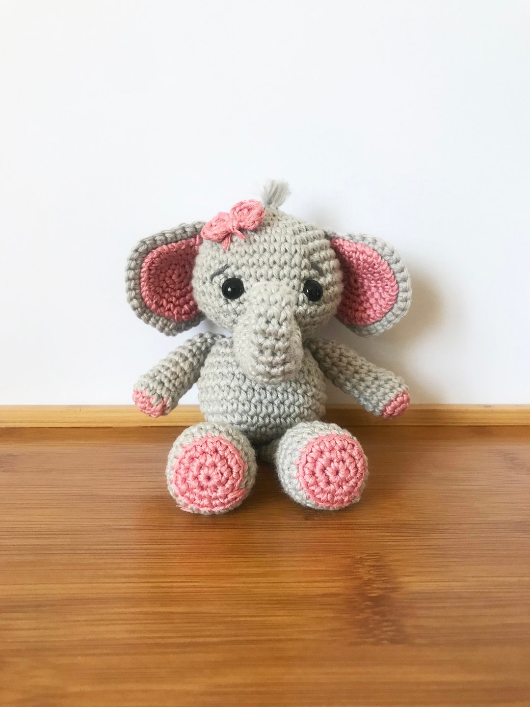 Ellie the Elephant Crochet Pattern - Etsy Ireland