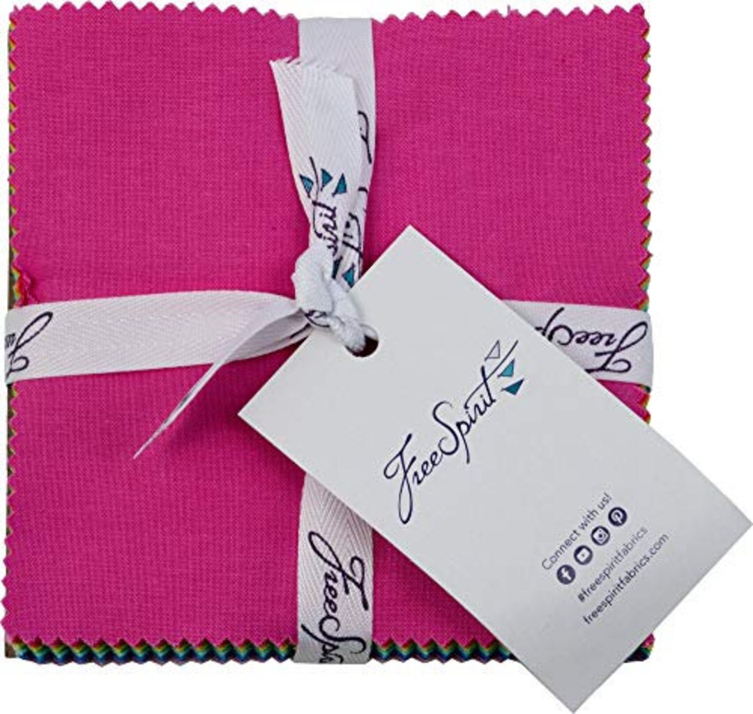 Tula Pink Solids Charm Pack From Freespirit FB6CPTP.SOLID - Etsy
