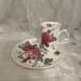 Fire King Marigold Peach Luster Ware Teacup and Saucer Orange W/ Laurel ...