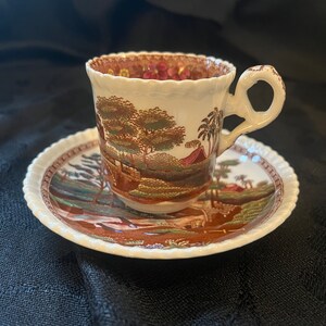 Copeland Spode Delft Tower Pattern Demitasse Cup & Saucer / 5 SETS AVAILABLE Each Set Sold ...