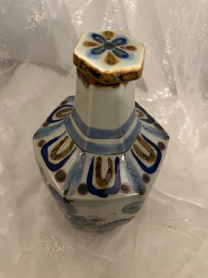 Vintage Tonala El Palomar Mexico Ken Edwards Decanter Bottle & - Etsy