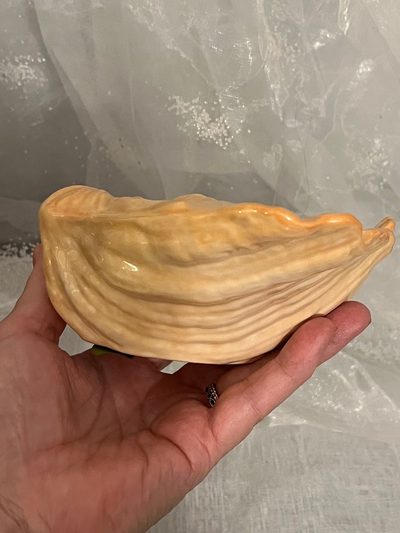 Ceramic Peach Sea Shell Soap Dish / Clam Beach Decor / Coastal Ocean - Etsy