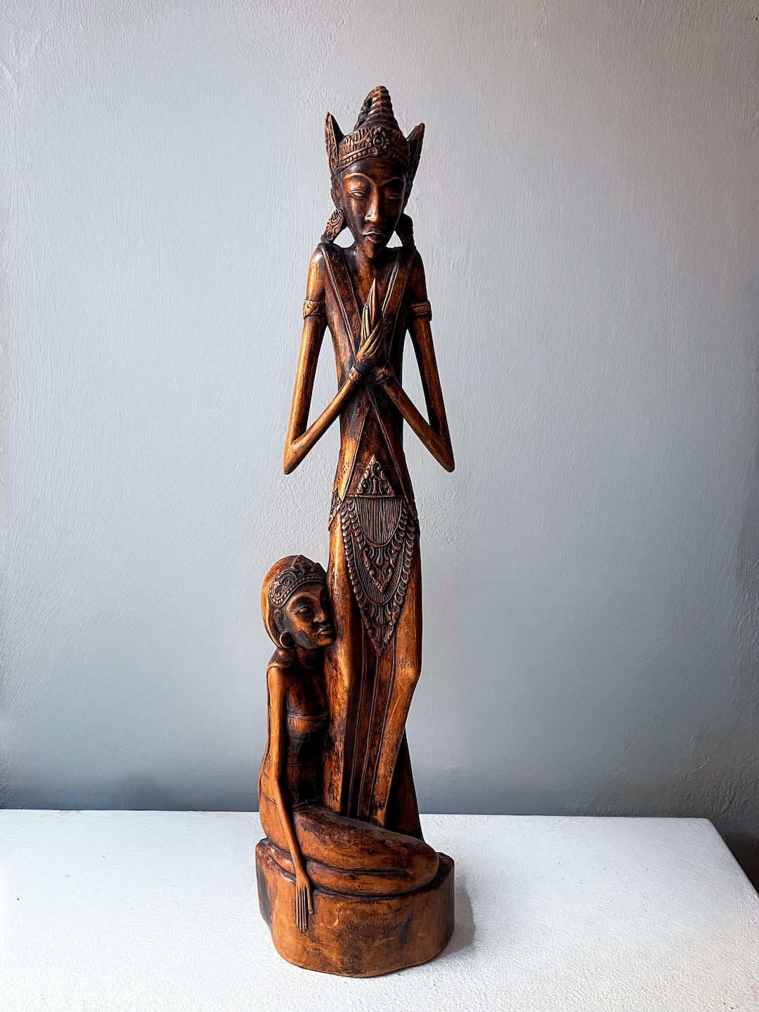 Vintage Bali Indonesian Dewi Ratih Goddess of the Moon & Kala Rau ...