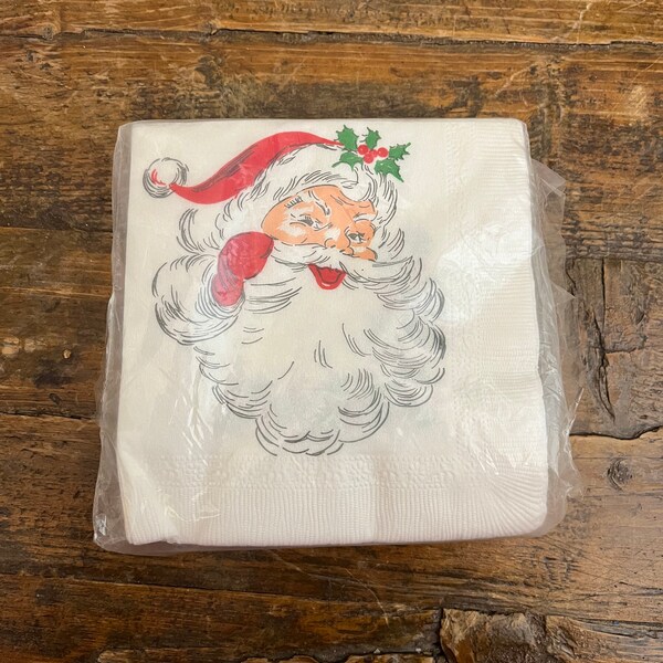 Santa Napkins - Etsy