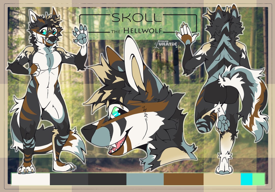 Character Reference Sheet Commission Drawing Illustration - Etsy UK