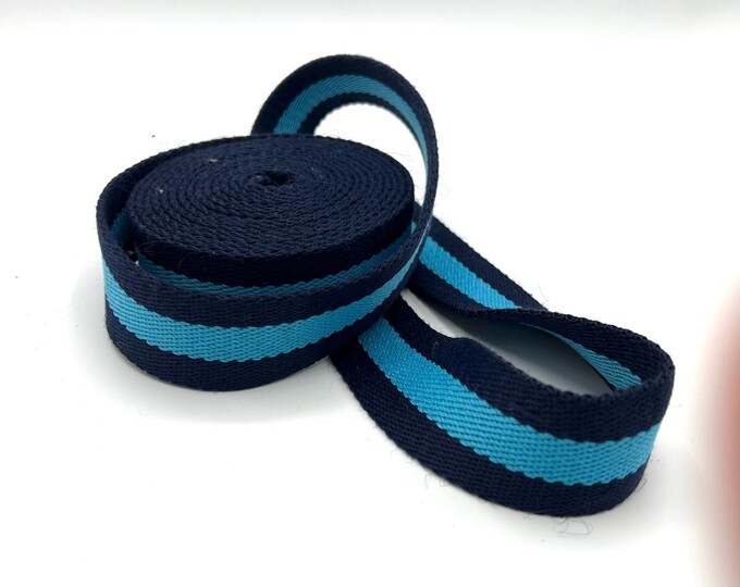 Webbing, Blue, Cotton Poly, Wide Webbing, Strapping, Bag Making - Etsy