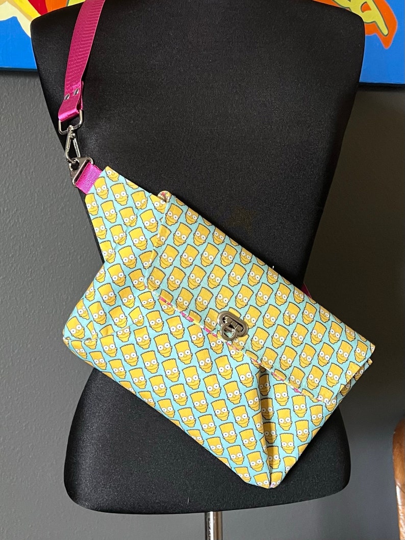 Bart Simpson Fanny Pack Belt Bag Simpsons Crossbody - Etsy