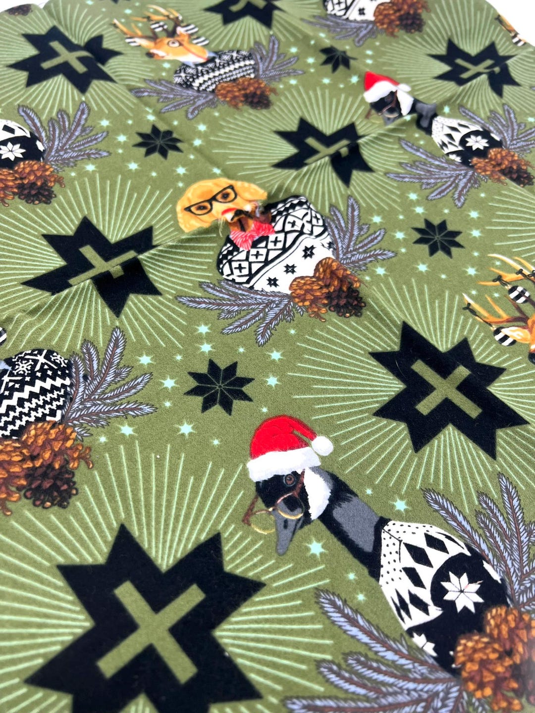 Tula Pink, Holiday Homies, Buck Buck Goose, 1/2 Yd, Christmas Fabric ...