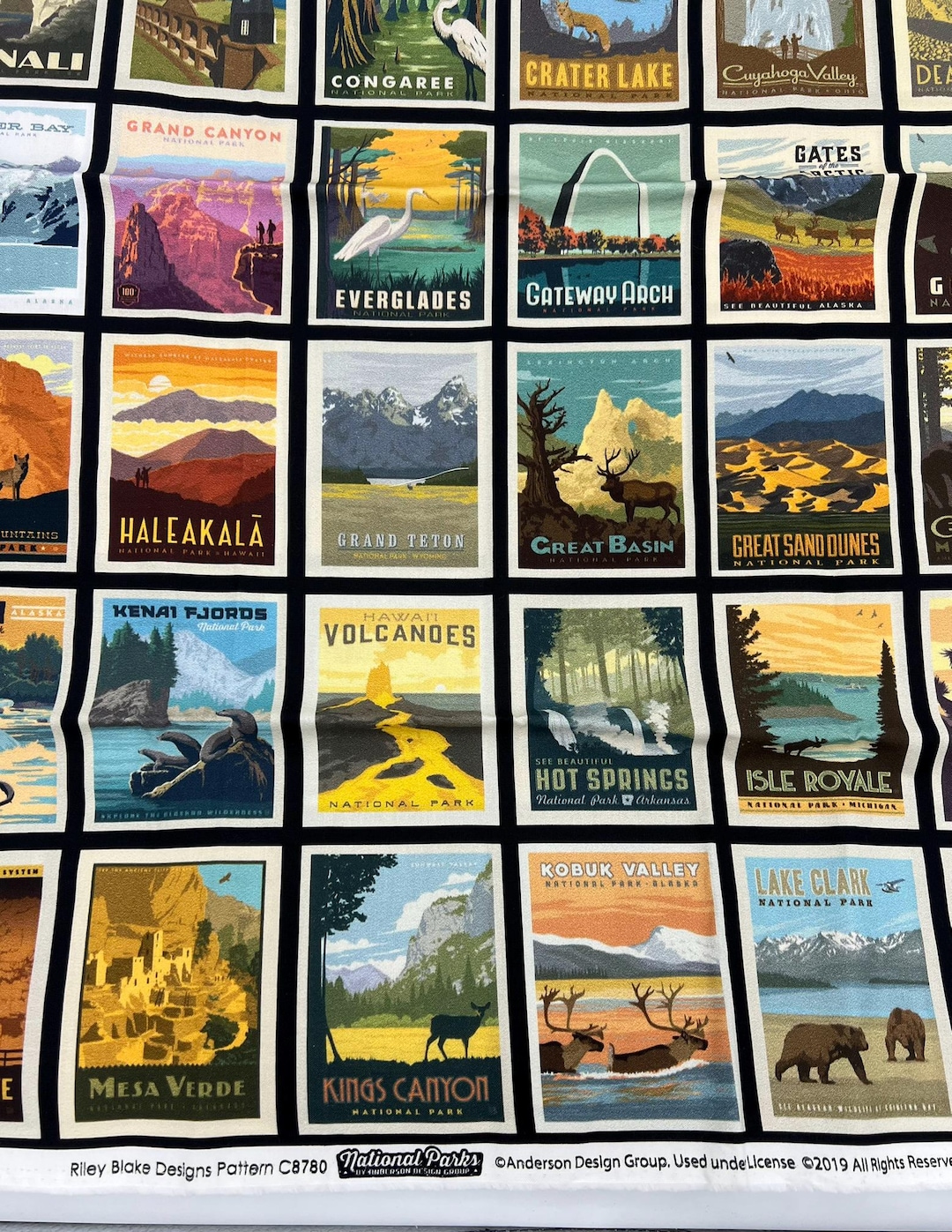 National Parks Panel, Riley Blake, Fabric - Etsy