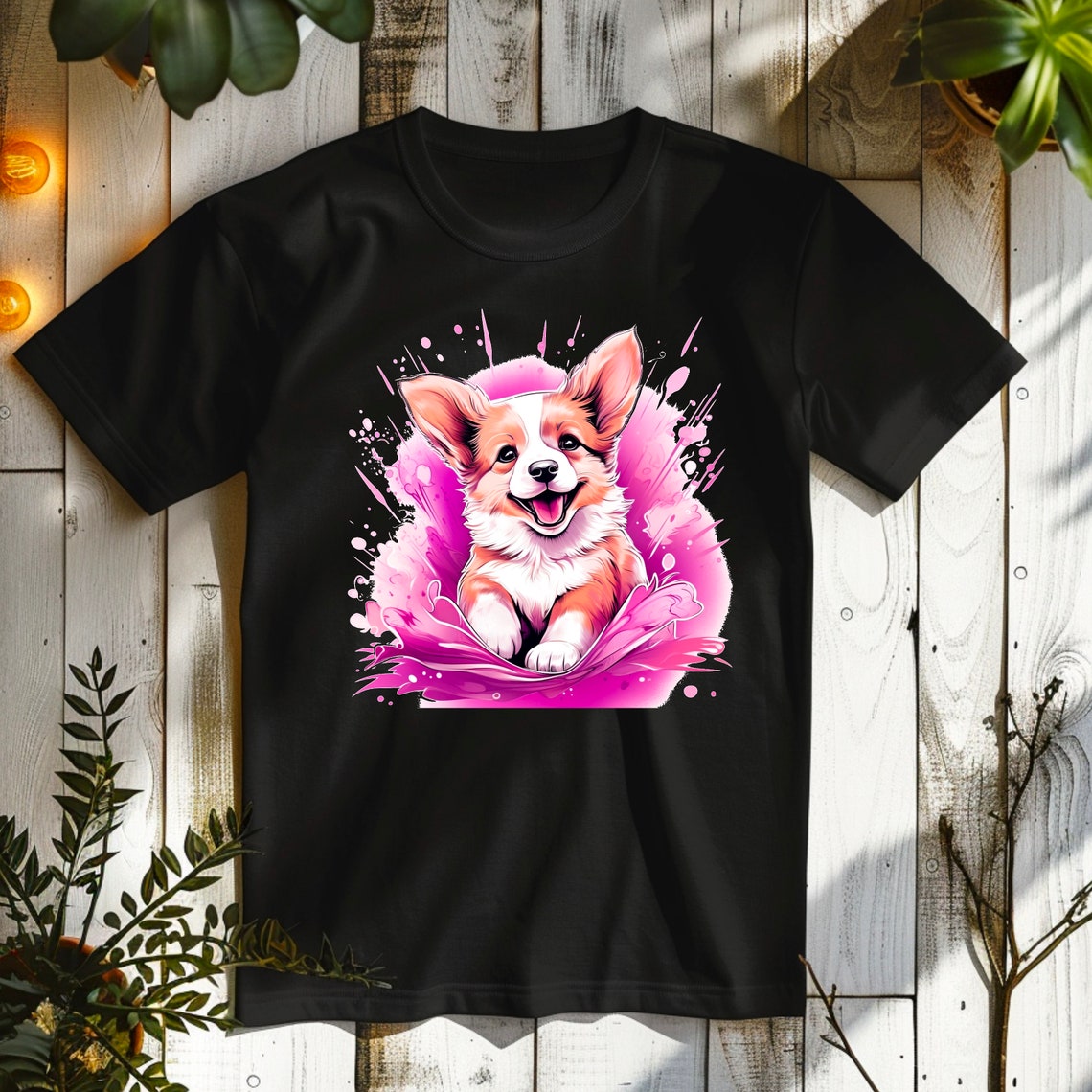 Pink Corgi Sublimation Digital Design, Watercolor Corgi PNG, Dog Mom ...