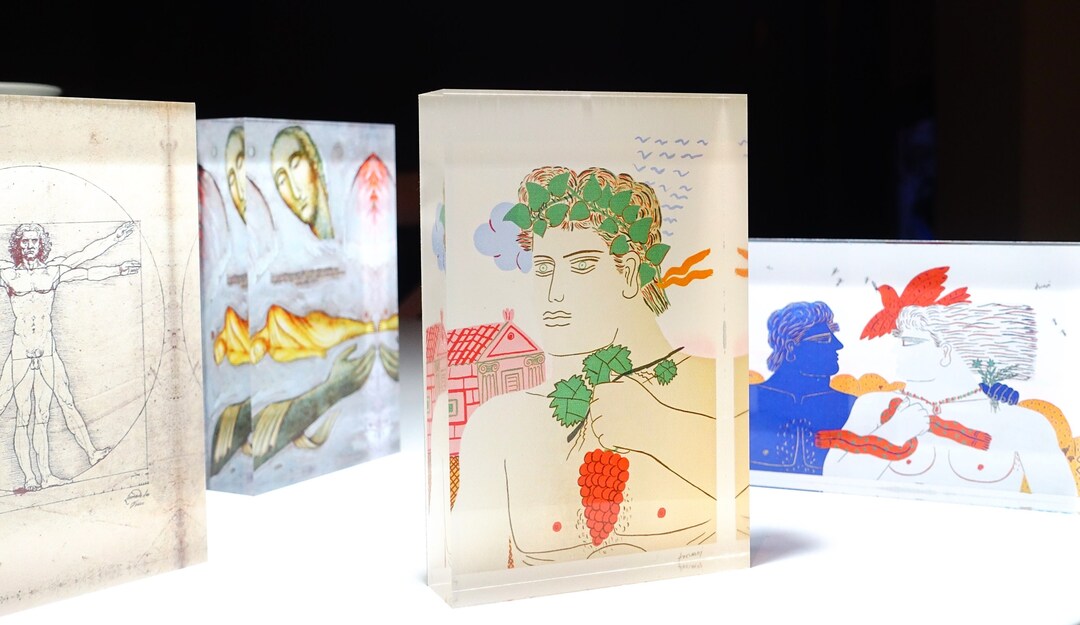 Alekos Fassianos Dionysos Print: Greek Art on Plexiglass - Etsy