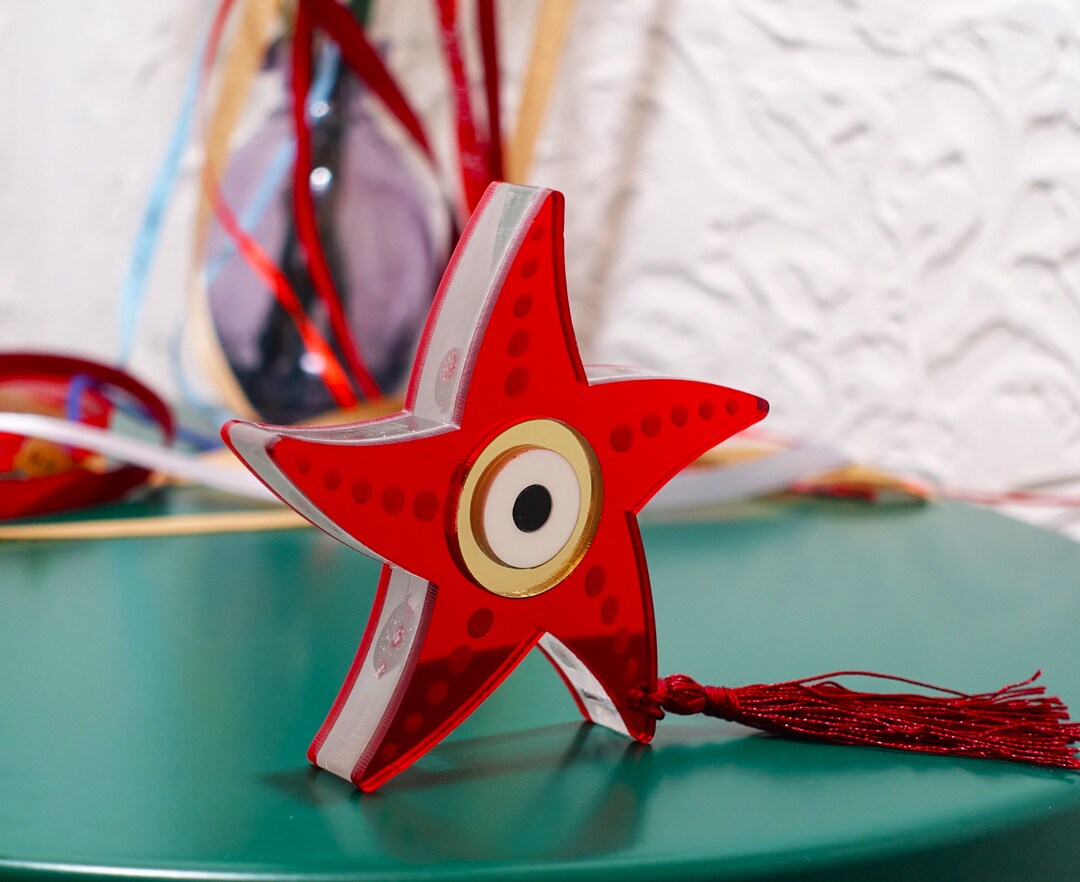 Gouri 2023- New Year Lucky Charm Starfish - Greek Lucky Ornament- Home ...