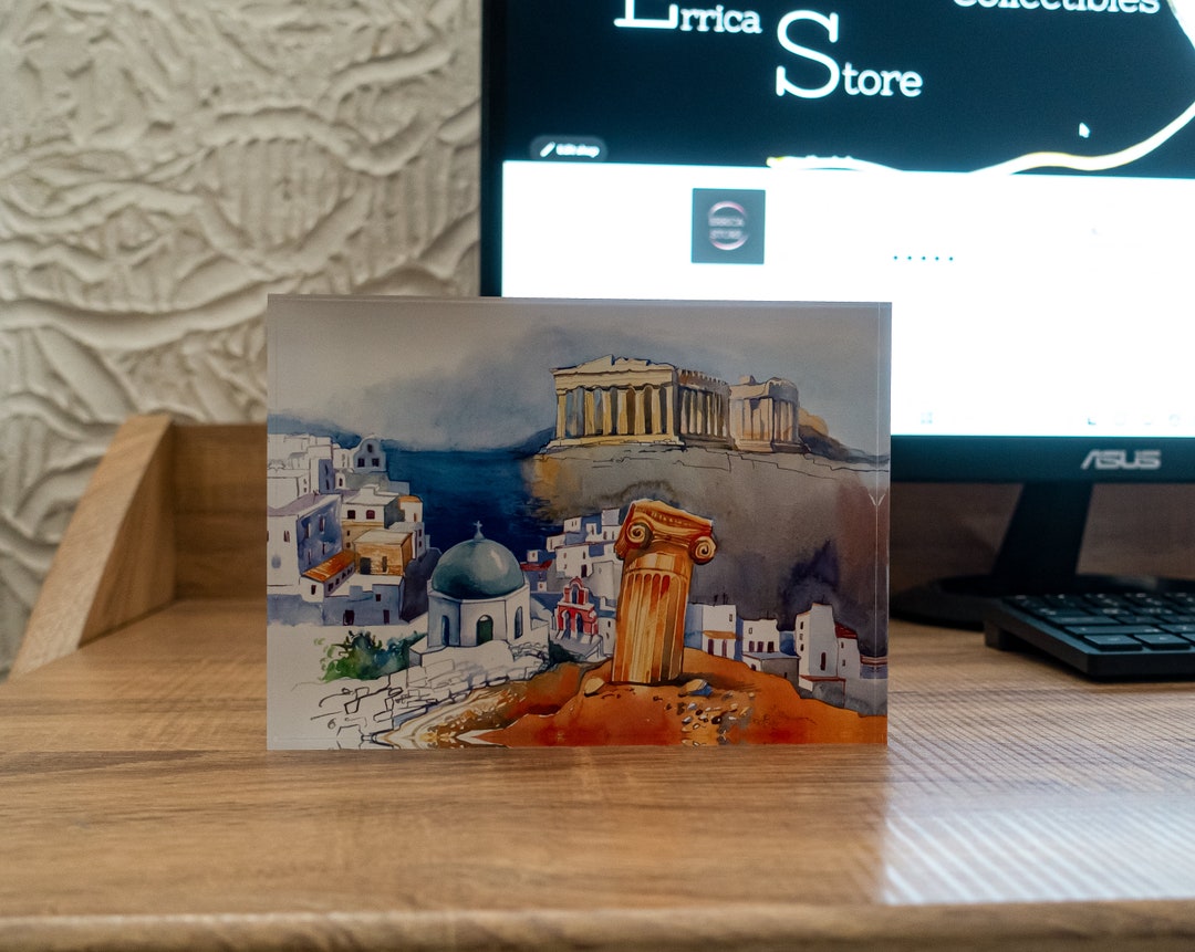 Parthenon Plexiglass Art Block: Ancient Greek Decor, Made in Greece - Etsy