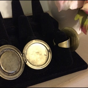 Locket Ring With Color Variations - Etsy