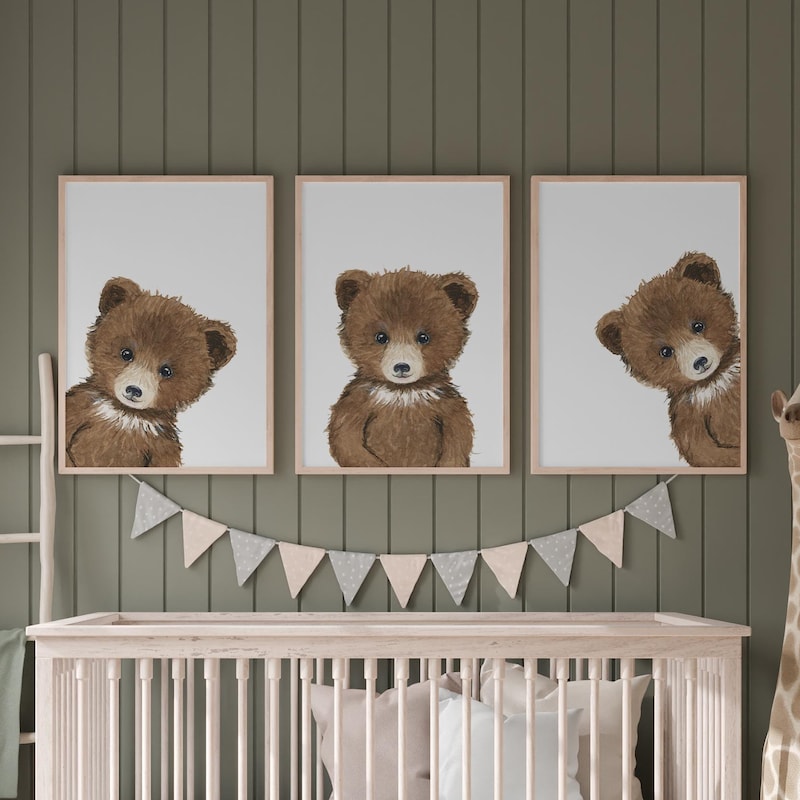 Bear Nursery Decor - Etsy