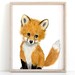 Fox Nursery Print Woodland Nursery Decor Nursery Prints - Etsy