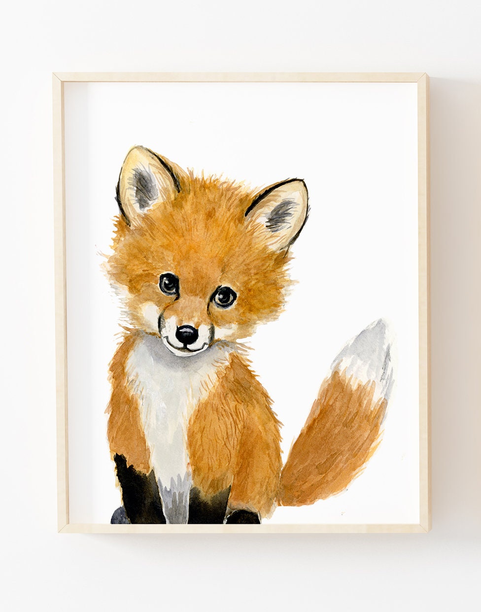 Fox Nursery Print Woodland Nursery Decor Nursery Prints | Etsy