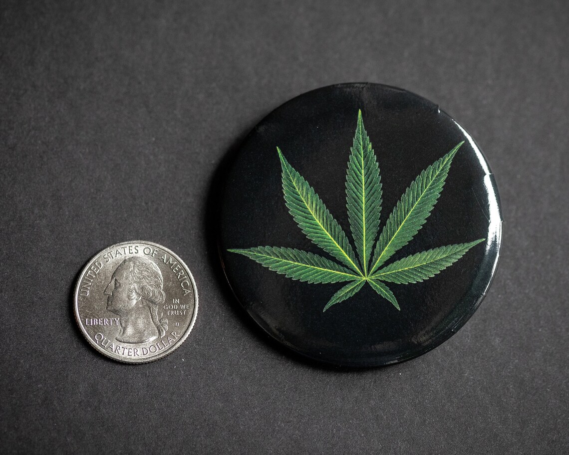 Pot Leaf 420 Weed Button Set of 2 2.25 Inch Size - Etsy