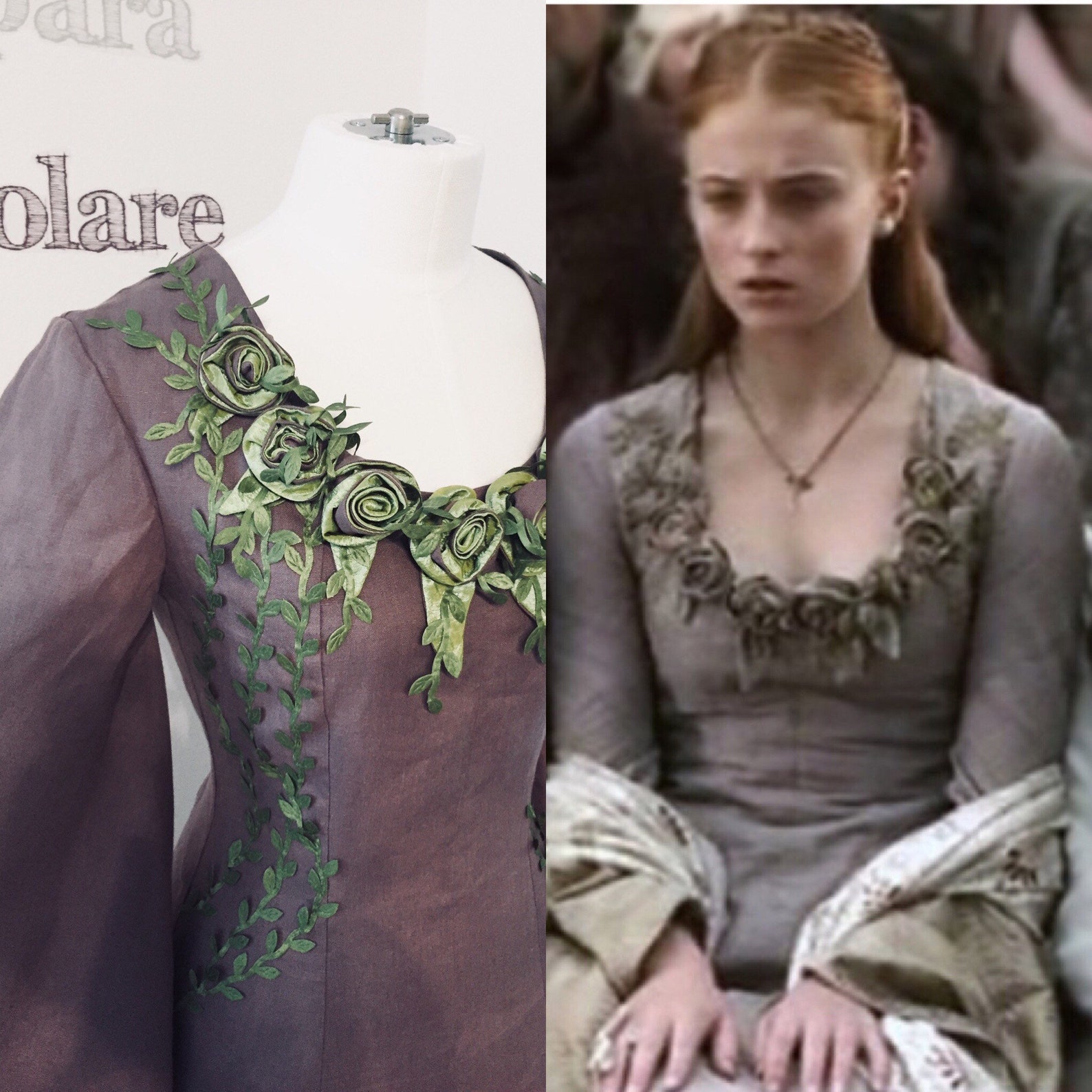 Cosplay Sansa Stark Dress Games of Thrones - Etsy