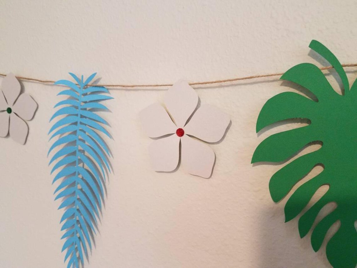 Tropical Banner Tropical Party Tropical Decorations Jungle - Etsy