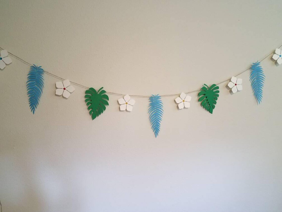 Tropical Banner Tropical Party Tropical Decorations Jungle - Etsy