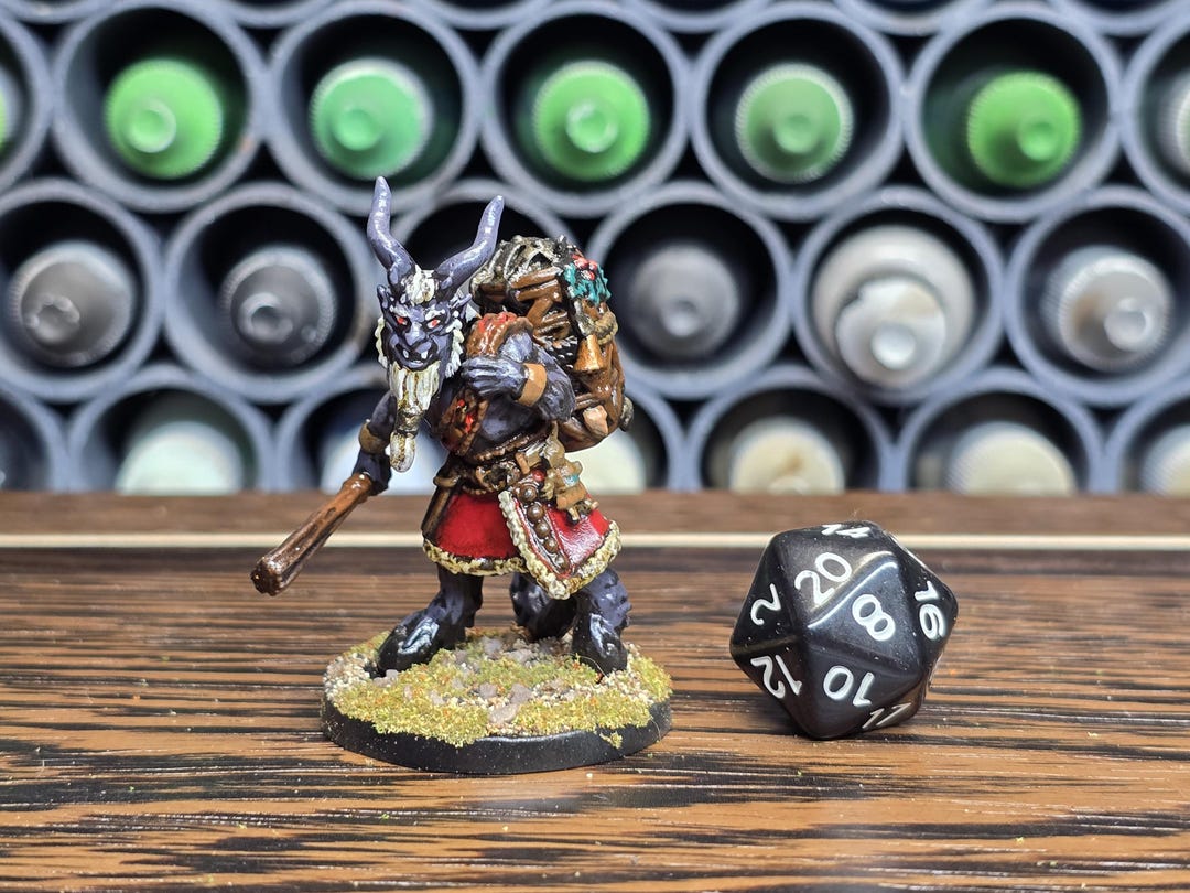 Krampus Custom Painted Dungeons and Dragons Miniature Reaper Miniatures ...