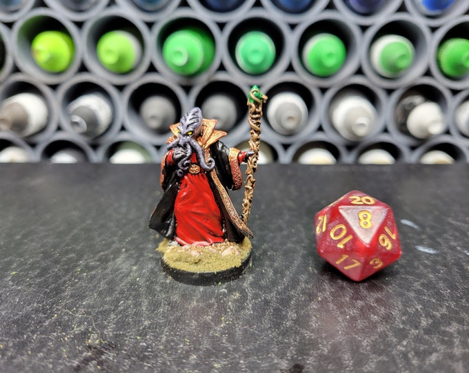 Illithid Mindflayer, Custom Painted Dungeons and Dragons Miniature - Etsy