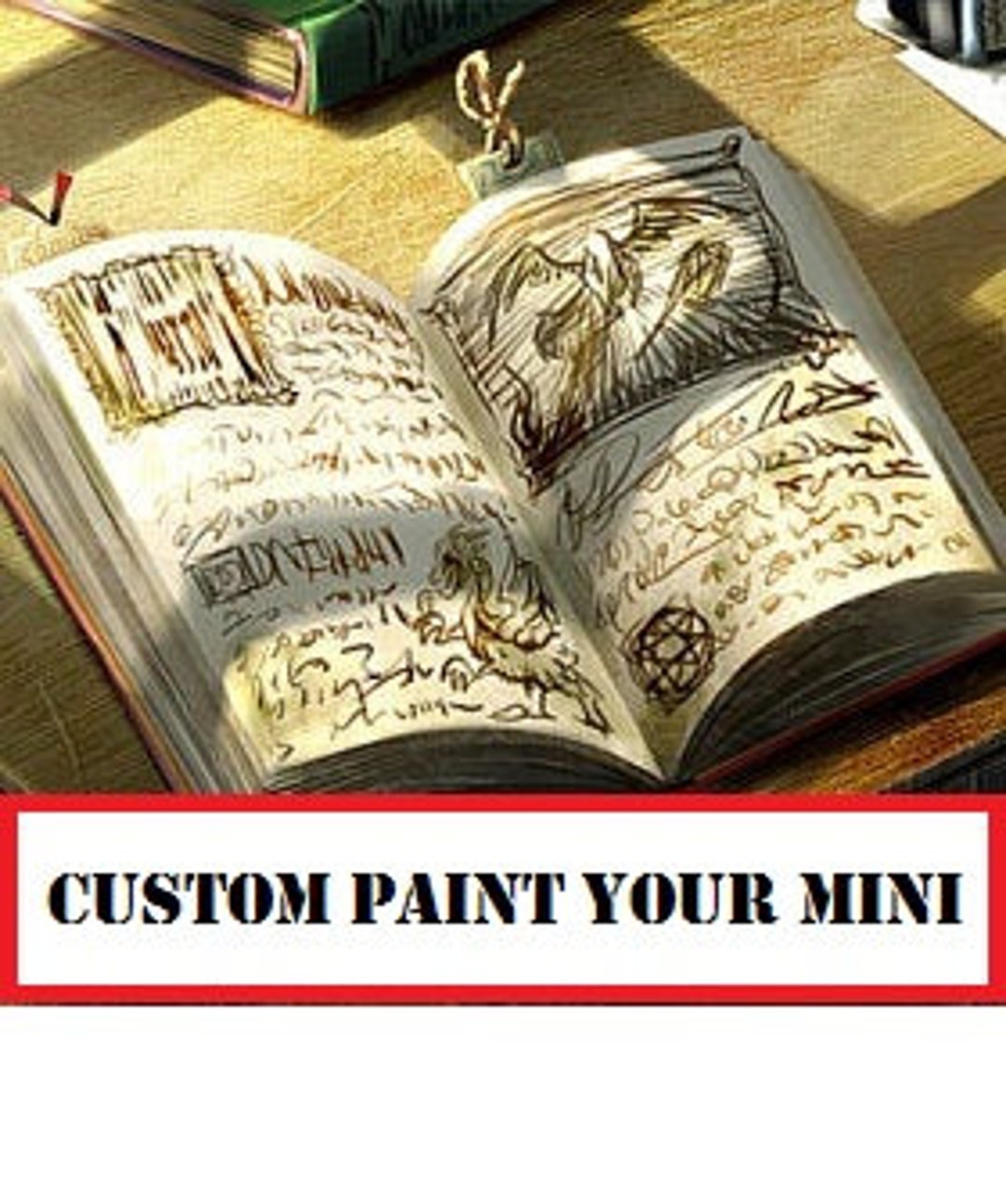 Custom Painted Miniature Small to Medium Sized Professionally Hand ...